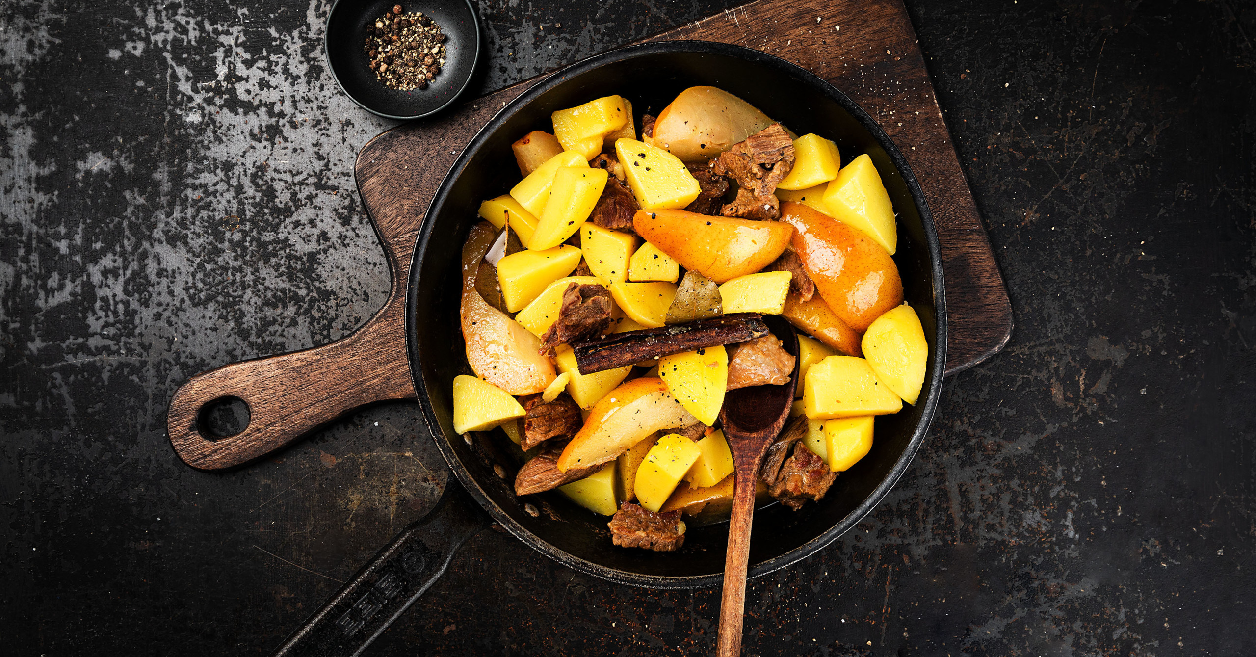 Traditionelle «Schnitz und Drunter» - Hauptgang - Rezepte - Kartoffel